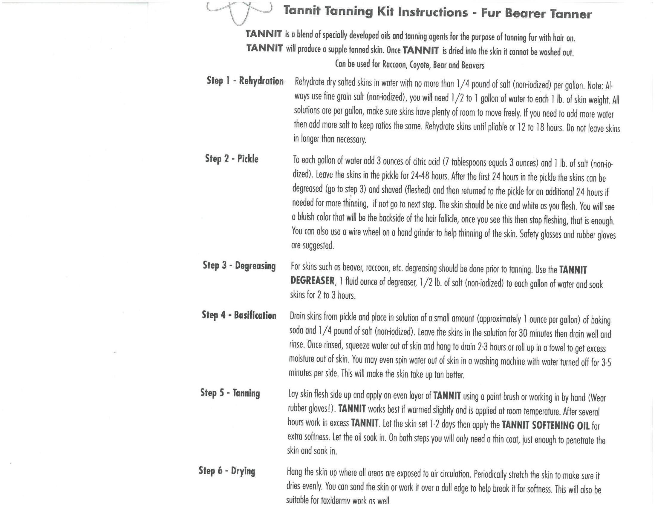Tannit Deer Hide Tanning Kit | Huntsmart